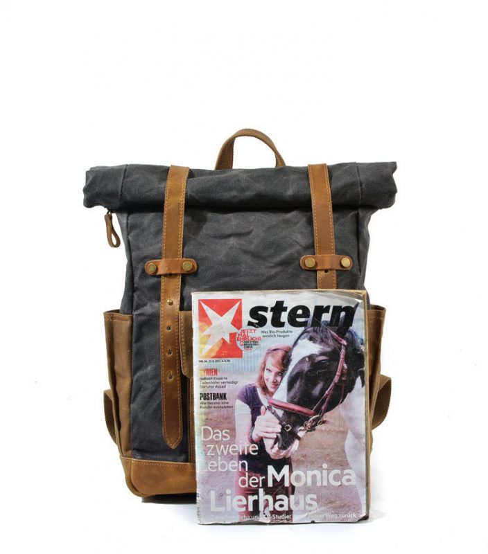 Retro Wax Canvas Backpack - CircleQ Essentials