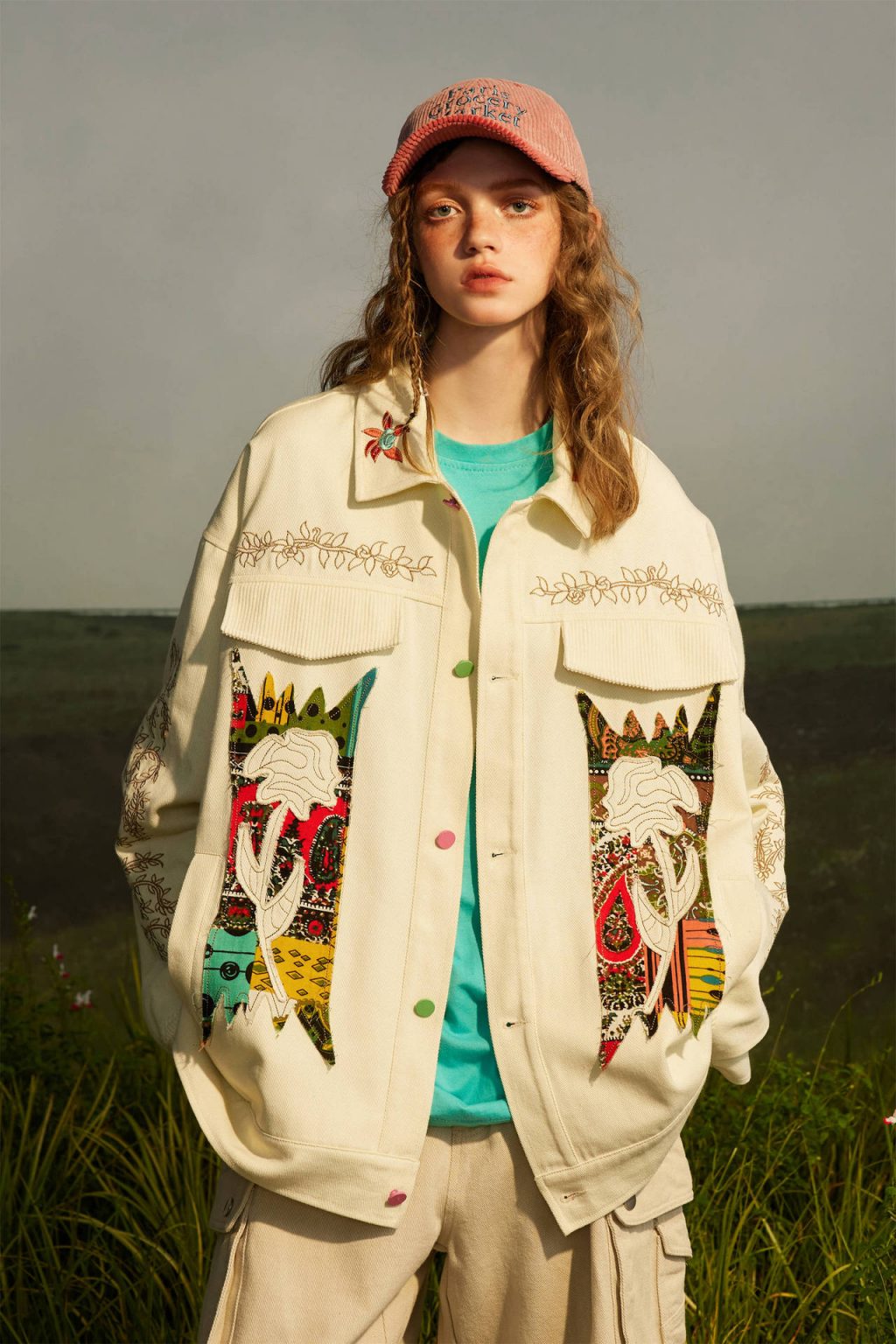 Embroidered Joint Jacket - CircleQ Essentials