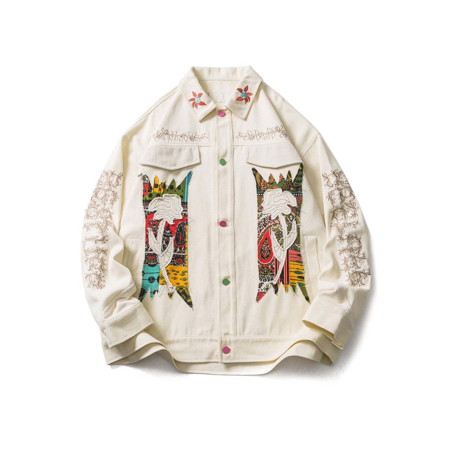 Embroidered Joint Jacket - CircleQ Essentials